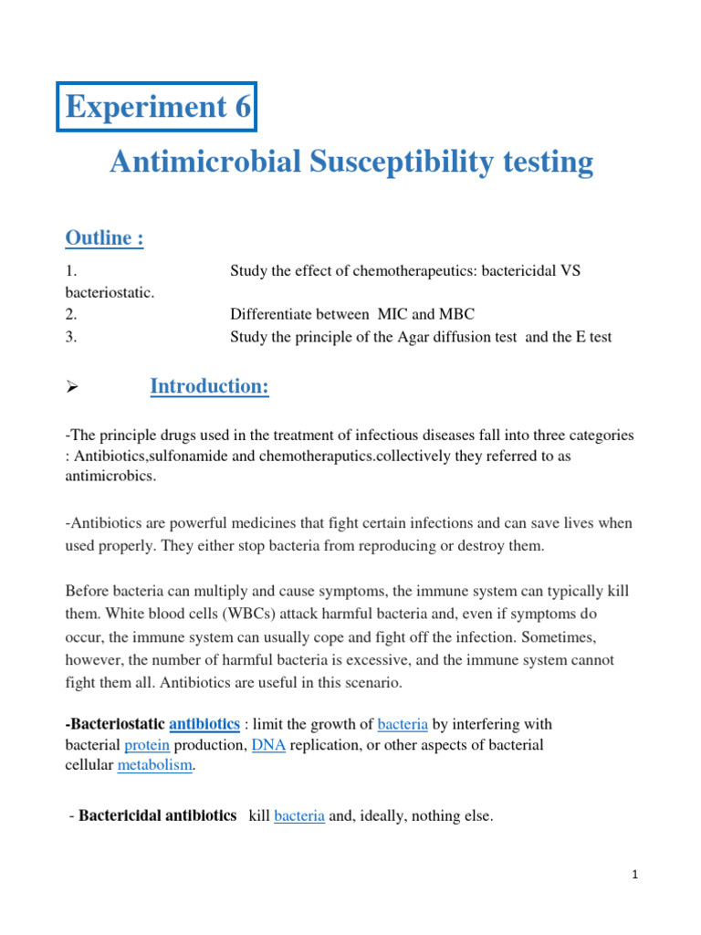 In Campus Micro Exp.6 2022 | PDF | Microbiology | Biology