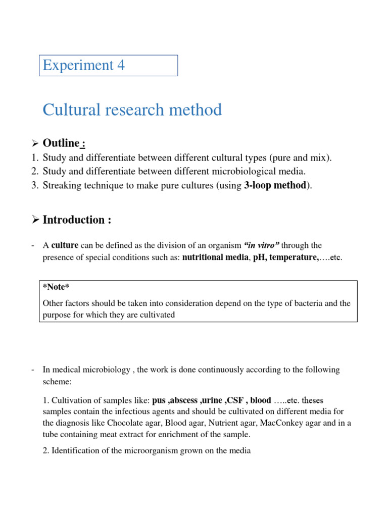 In Campus Micro Exp.4 2022 | PDF | Growth Medium | Infection