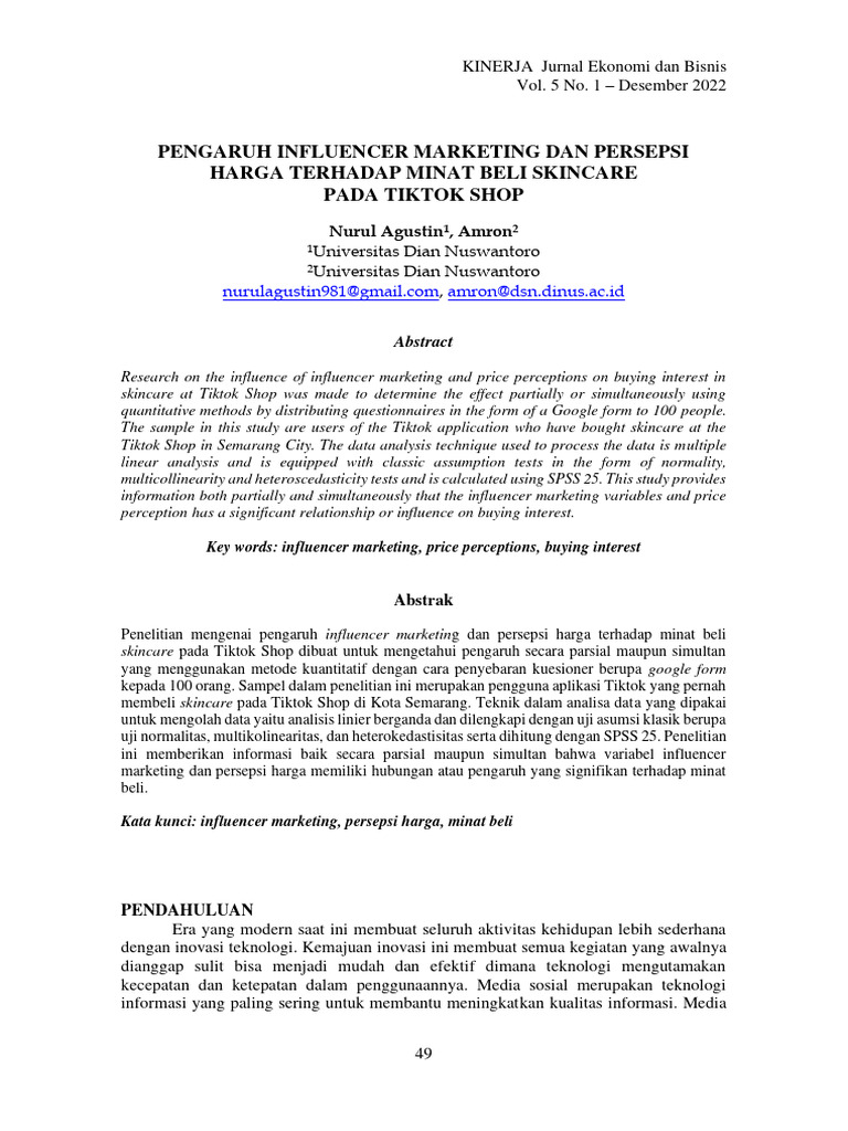 2243-Article Text-6556-1-10-20221223 | PDF | Bisnis