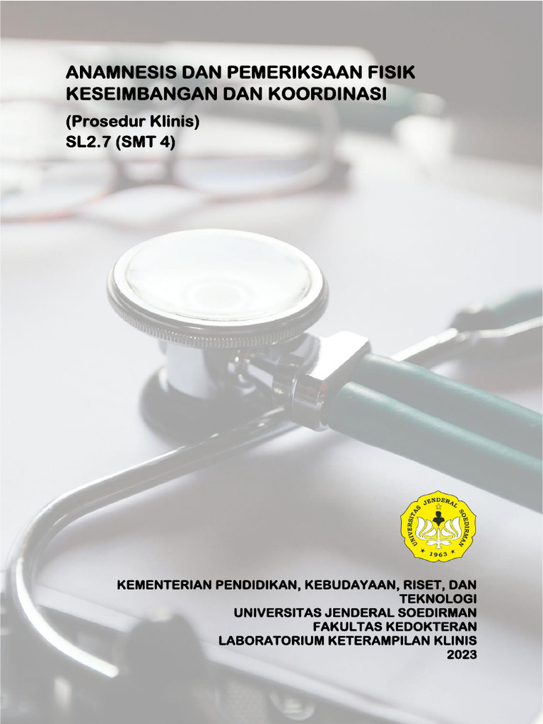 22-Sl2.7-Anamnesis Dan Pemeriksaan Fisik Keseimbangan Dan Koordinasi-Final 2024 | PDF ...