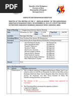 SK Form 012 SK Minutes of Meeting Template | PDF | Government