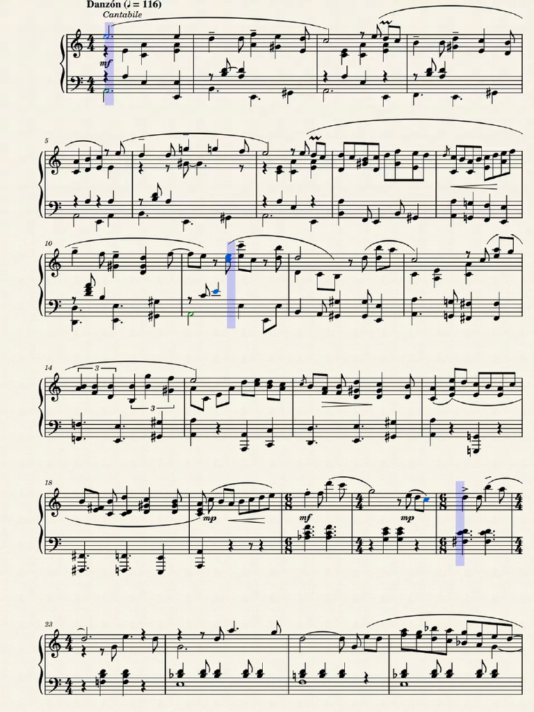 Arturo Márquez - Danzón Nº 2 | PDF