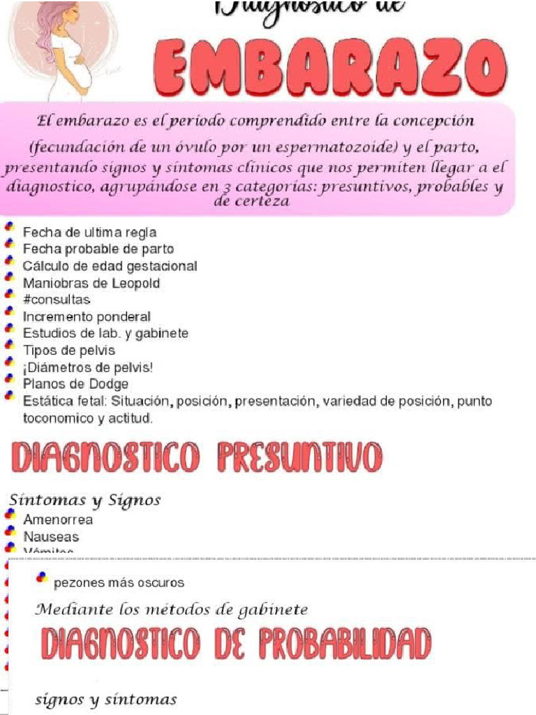 signos embarazo | PDF | El embarazo | Parto