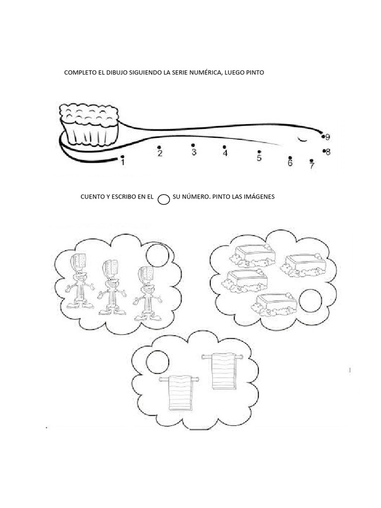 ACTIVIDAD MATEMATICA HIGIENE BUCAL | PDF