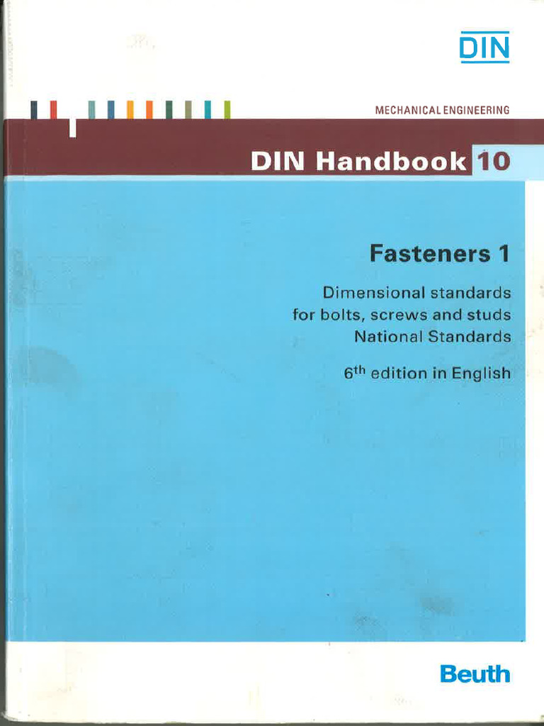 Din Handbook 10-2008 - Cover Page - Content | PDF