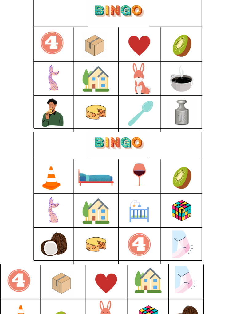 BINGO FONEMA K | PDF