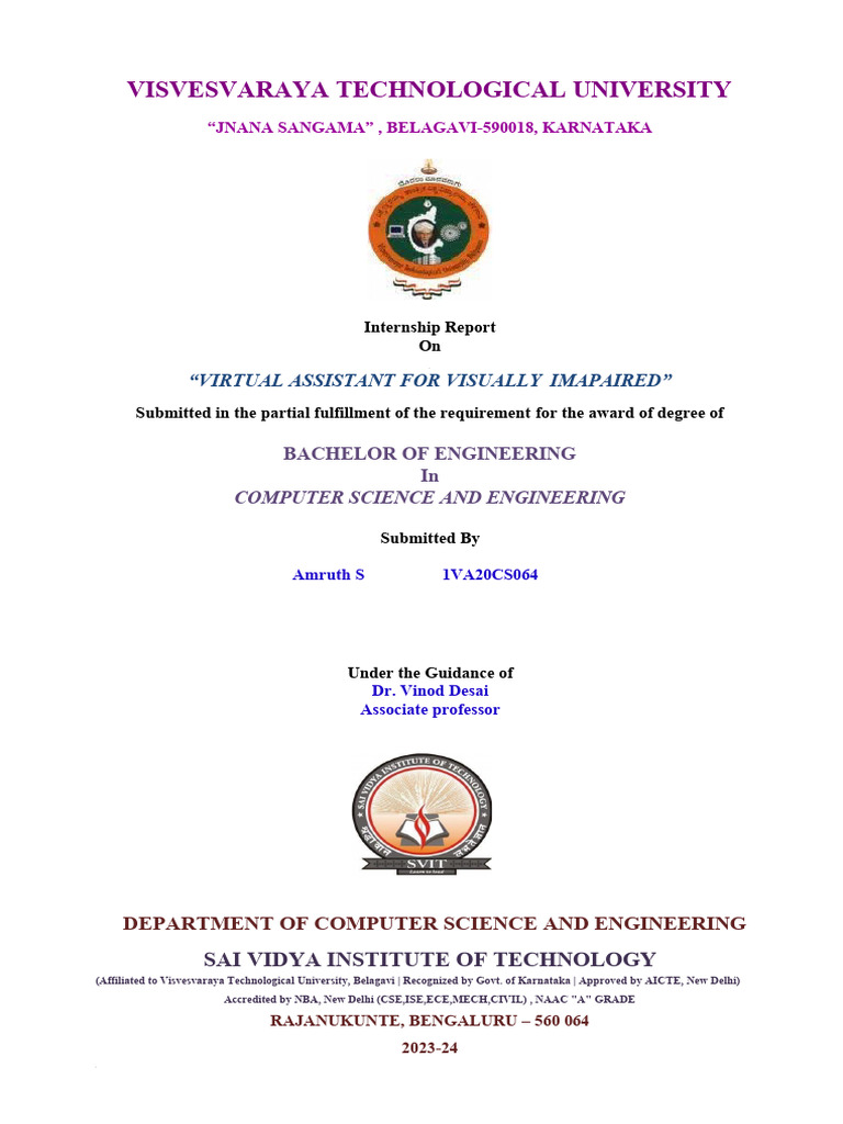 Internship Report | PDF | Computing | Computer Science