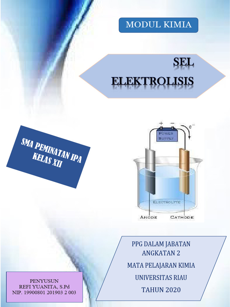 Modul Sel Elektrolisis | PDF