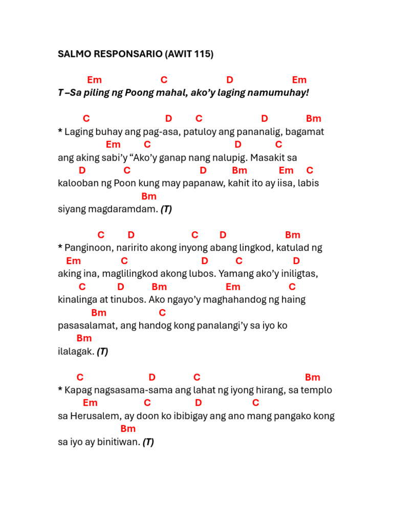 03 Salmo Responsario | PDF