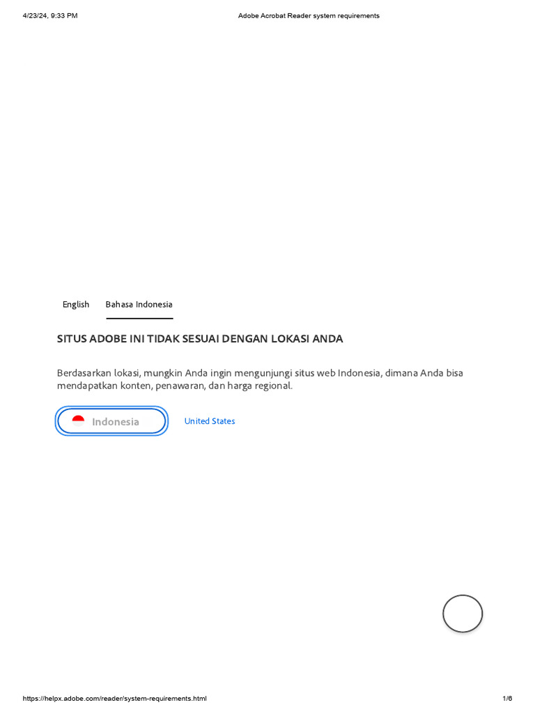 Adobe Acrobat Reader System Requirements | PDF | Mac Os | 64 Bit Computing