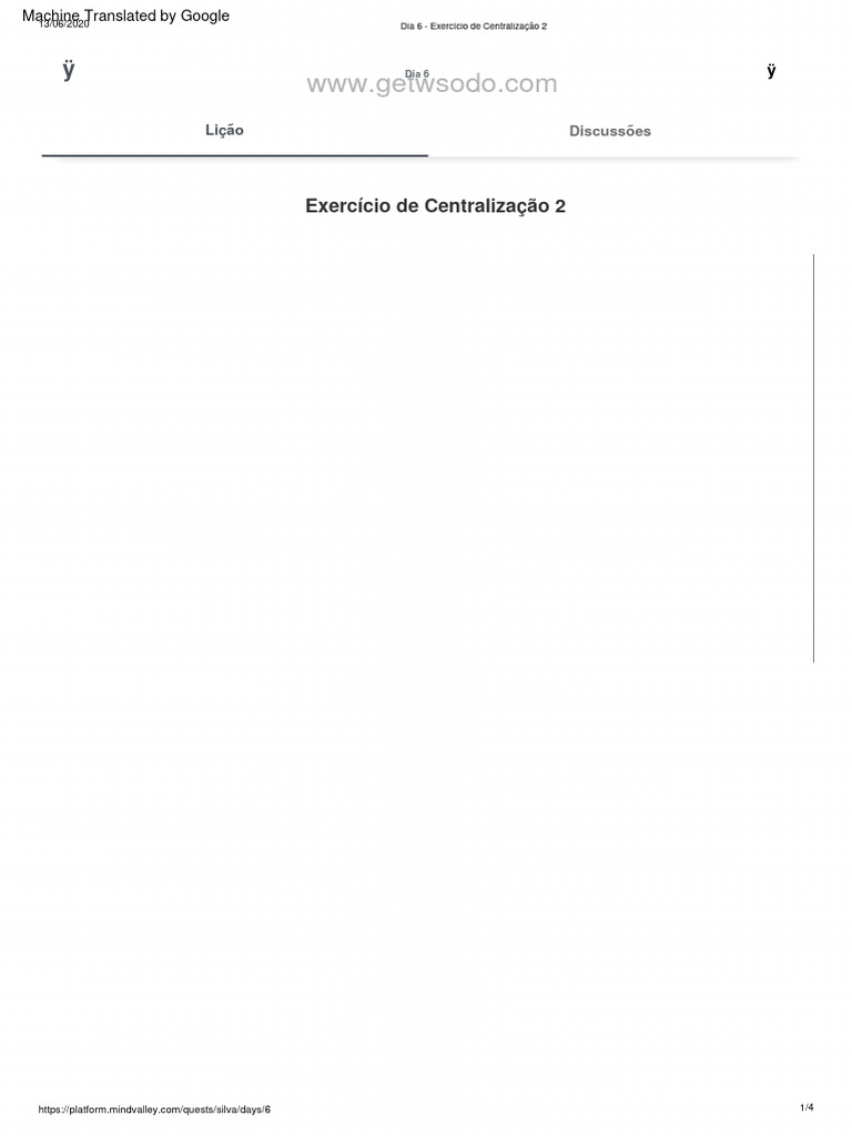 1.6.3 Centering Exercise 2 1 Silva Ultramid Traduzido | PDF