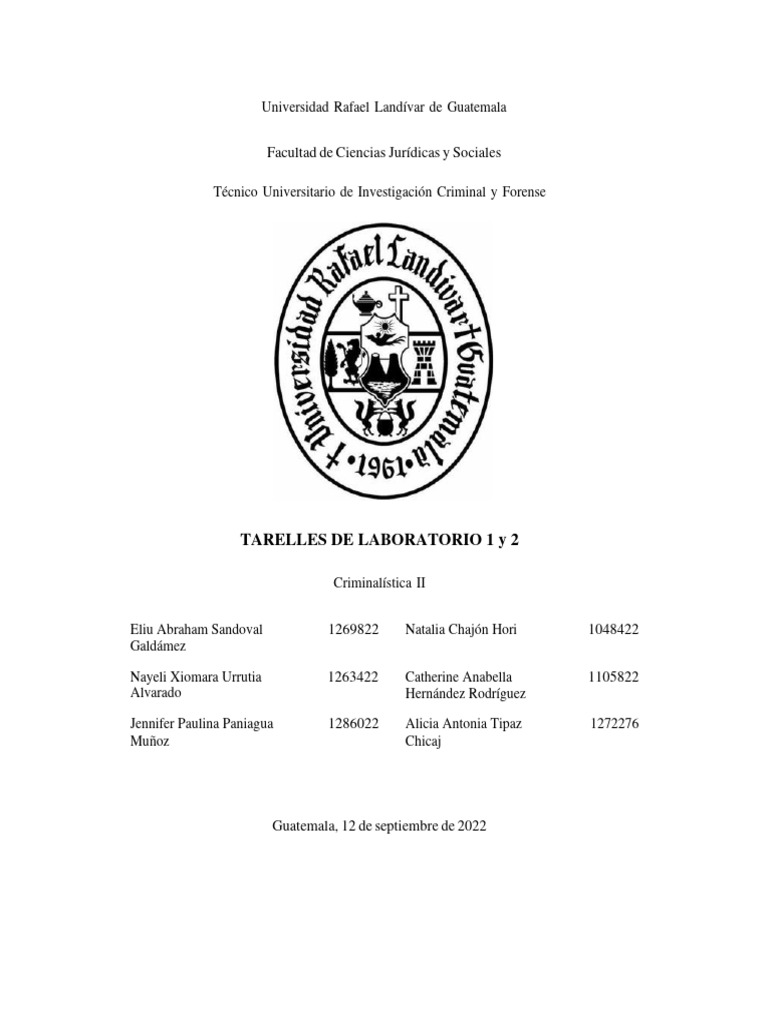 Tarelles de Laboratorio 1 y 2 | PDF Tarelles de Laboratorio 1 y 2 | PDF