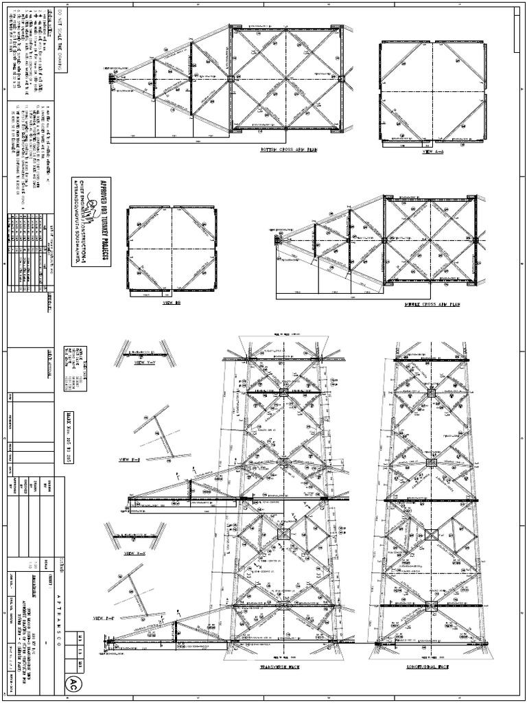 Emc 220 KV Tower Ac Tower Cage | PDF