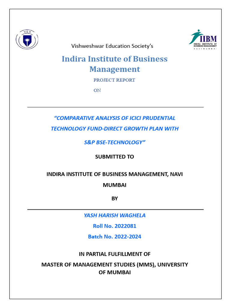 SIP REPORT(2022081) | PDF | Sharpe Ratio | Stock Market Index