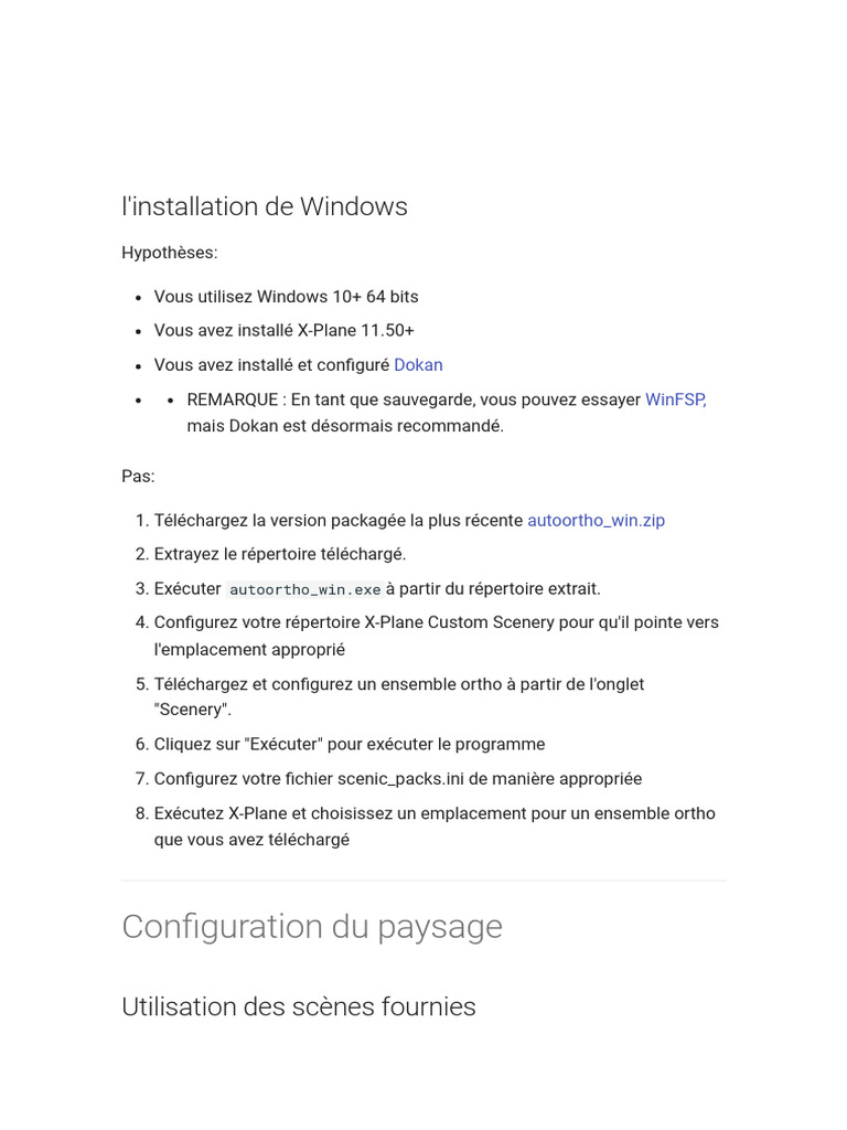 Auto Ortho | PDF | Fichier informatique | Logiciel utilitaire