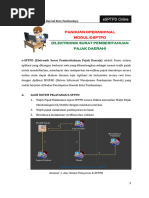 Panduan E-SPTPD untuk Wajib Pajak | PDF