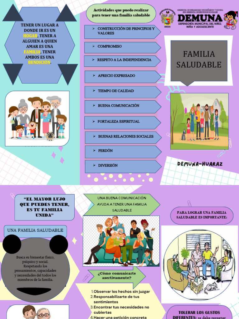 Familia Saludable Triptico | PDF
