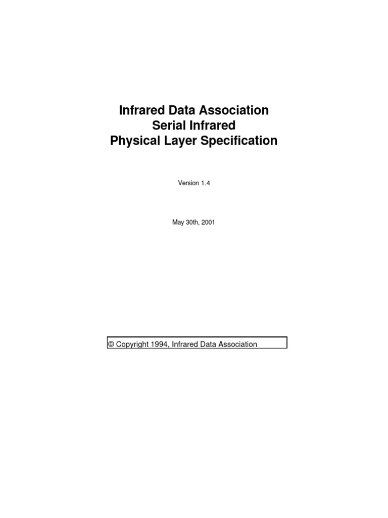 IrPHY 1p4 | PDF | Bit Rate | Angle