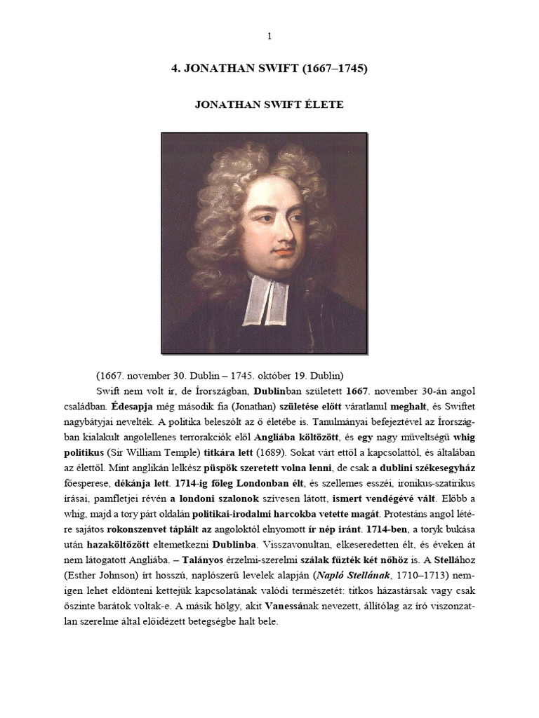 Jonathan Swift | PDF