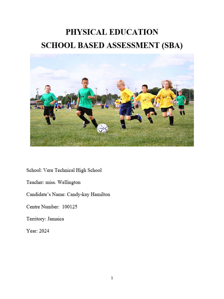 Physical Sba | PDF | First Aid | Association Football