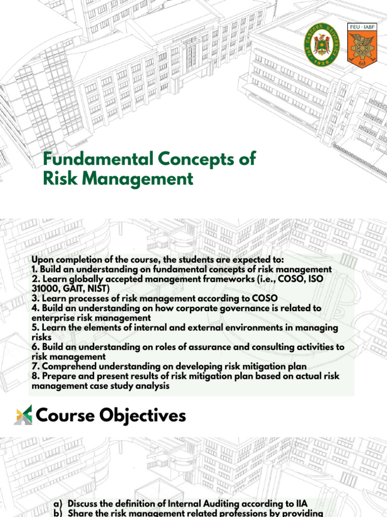 Module 1 - Fundamental Concepts of Risk Management | PDF | Risk ...