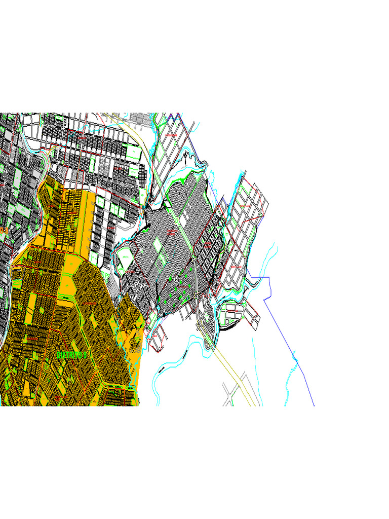 Plano Tarija Barrios y Distritos | PDF