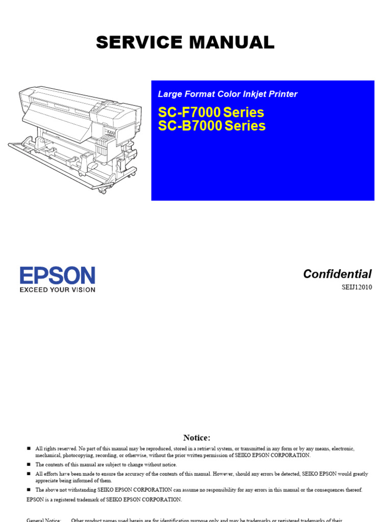 scb7000 Series | PDF | Printer (Computing) | Computer Engineering