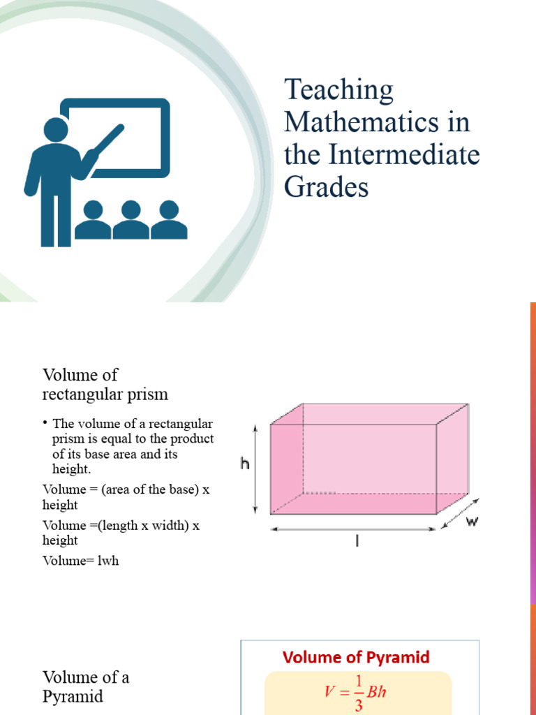 Volume Calculations For Intermediate Math Pdf Foreign Language