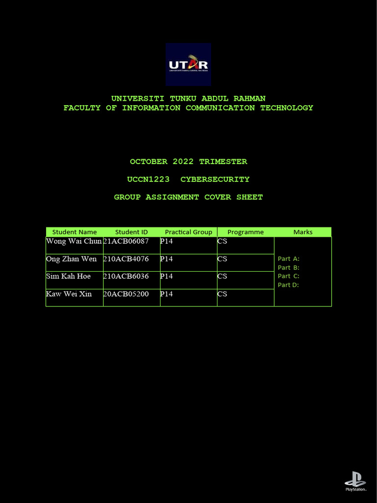 UCCN1223 Cybersecurity Assignment v2 | PDF | Malware | Security