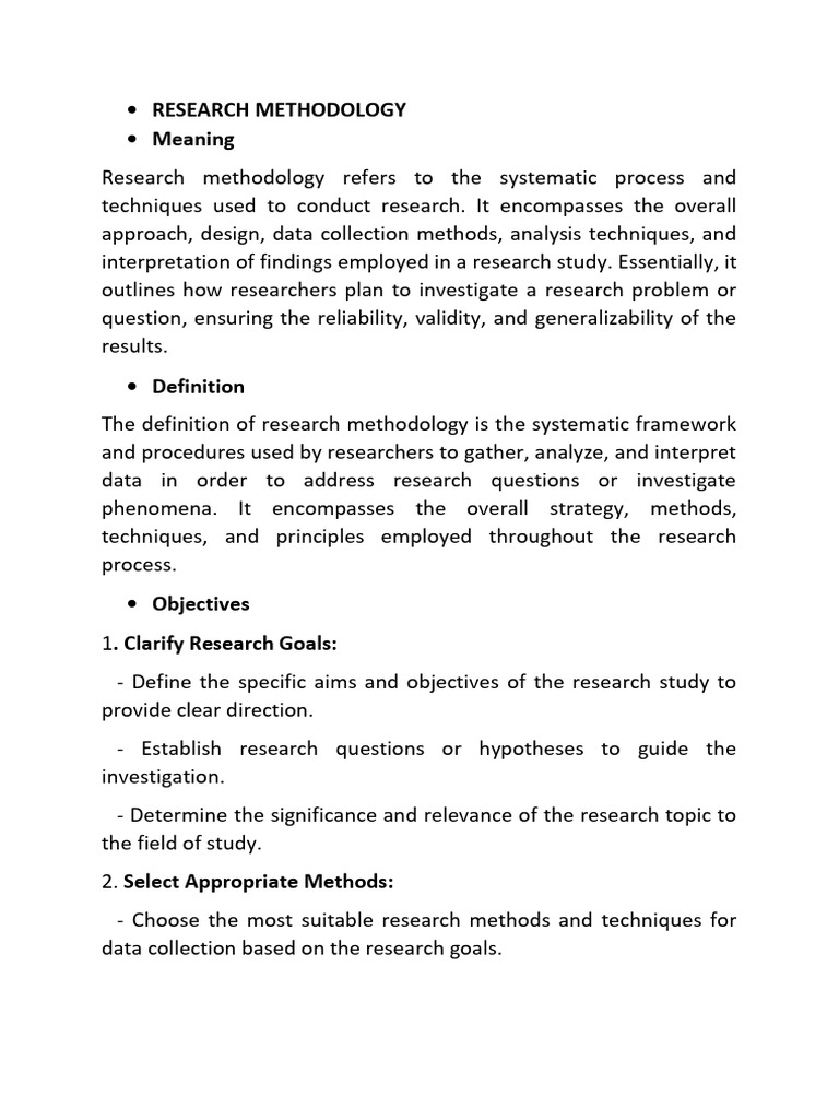 RM Module 1&2 | PDF | Methodology | Sampling (Statistics)