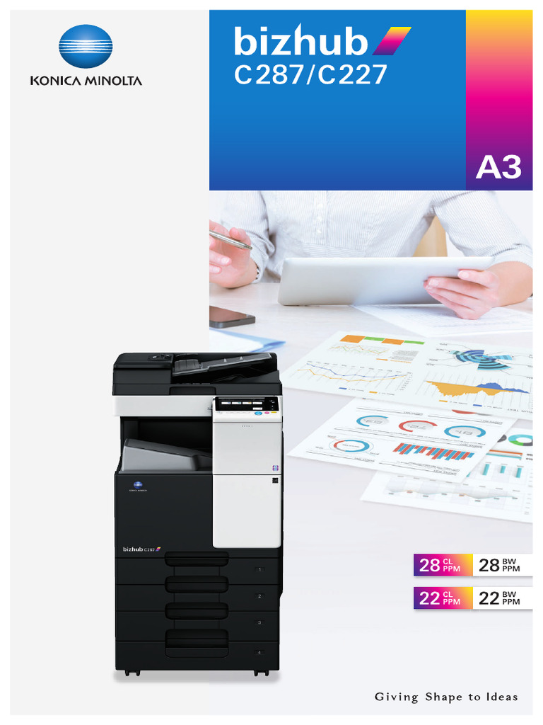 Konica Minolta Bizhub C287 Brochure | PDF | Ios | Computing