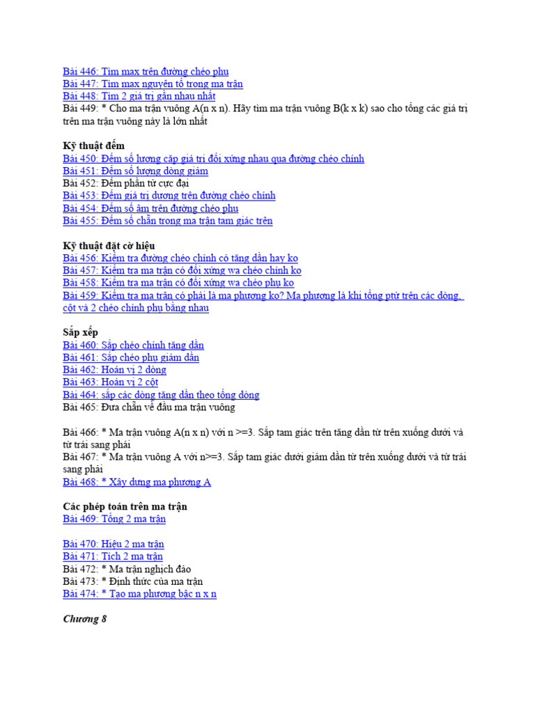 1000 Bai Tap Lap Trinh C C++ Co Loi Giai | PDF