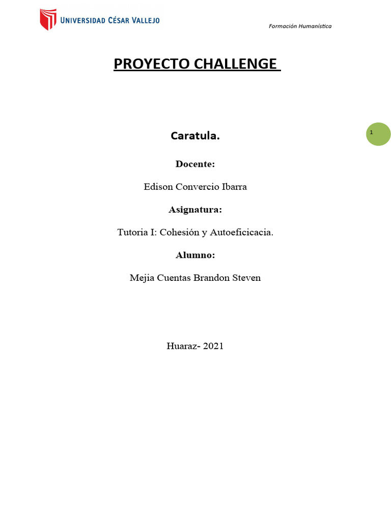 PROYECTO CHALLENGE - Mejia Cuentas Brandon | PDF