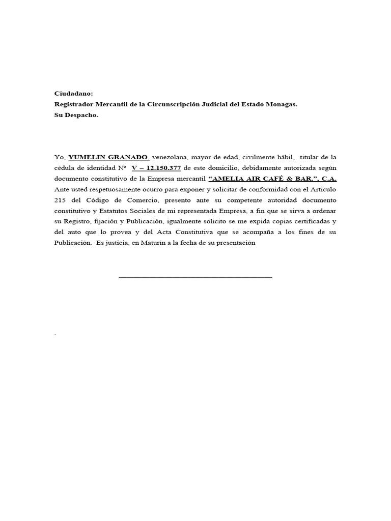 Amelia Air | PDF | Documento de identidad | Bancos