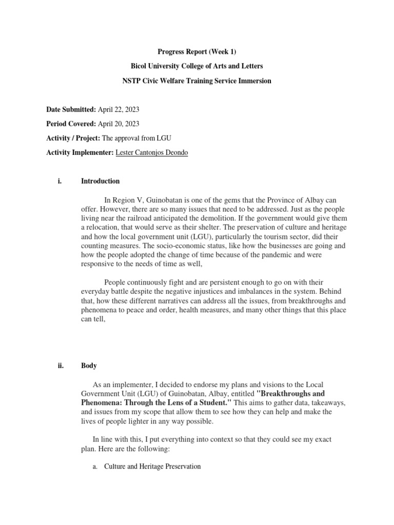 CWTS Report | PDF | Tourism