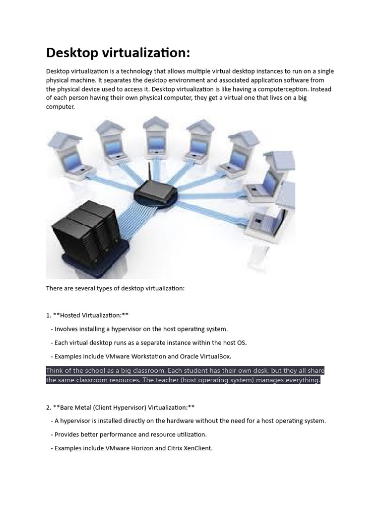 Cloud Computing Unit 3 Material Pdf Desktop Virtualization Virtualization