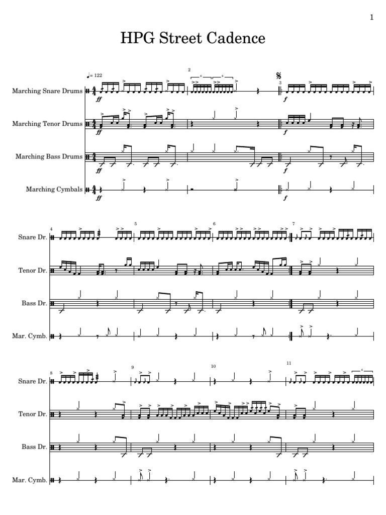 HPG Street Cadence | PDF