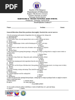 Cookery 9: Kitchen Tools & Desserts Quiz | PDF | Custard | Desserts