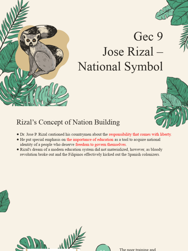 Rizal National Symbol | PDF | Philippines | Political Philosophy