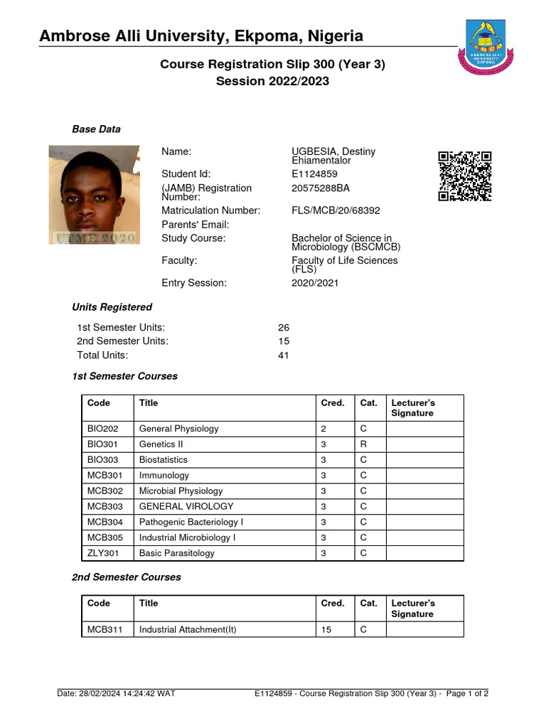Micro Biology Cousre Form 300 | PDF | Microbiology | Organisms