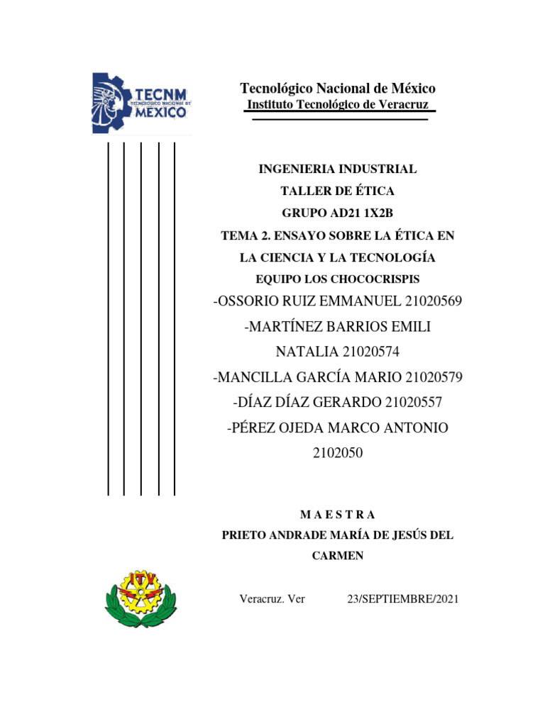 Equipo Los Chococrispis 2. Ensayo | PDF | Inteligencia artificial ...