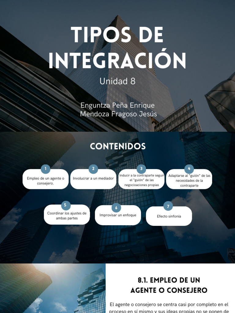 TIPOS DE INTEGRACIÓN_20240415_055505_0000 | PDF | Mediación | Negociación