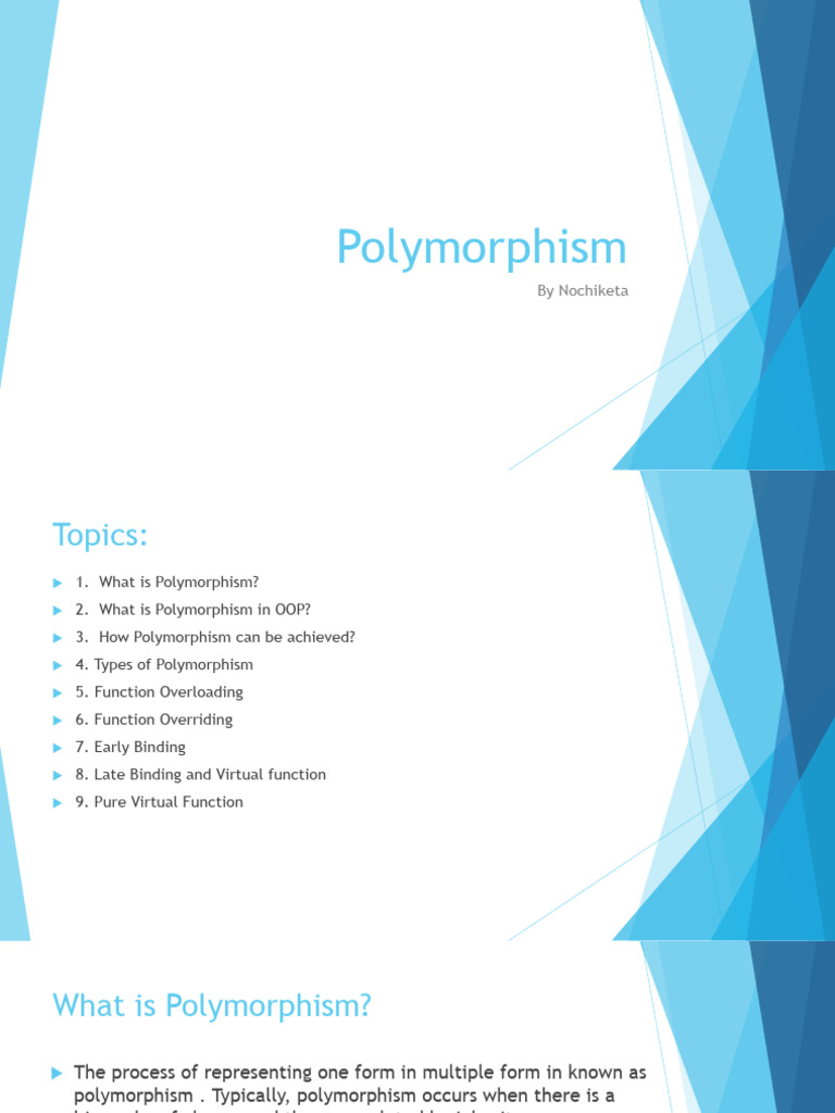 Polymorphism 170131143806 | PDF | Inheritance (Object Oriented Programming) | Method (Computer ...