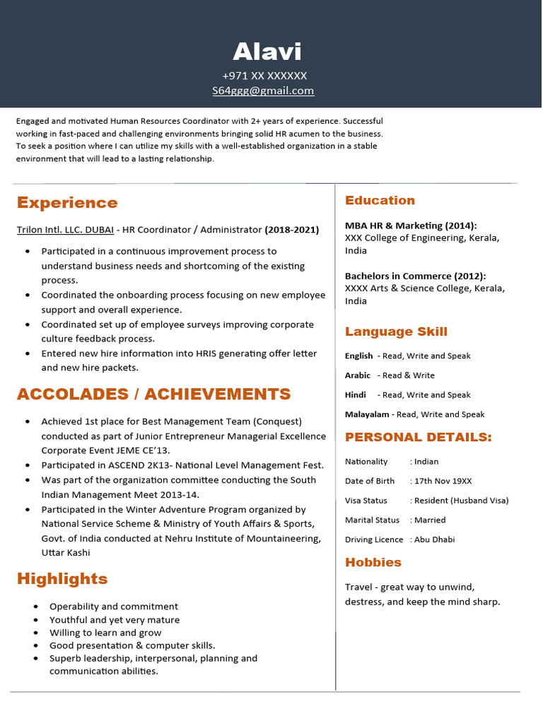 CV Ds | PDF | Business