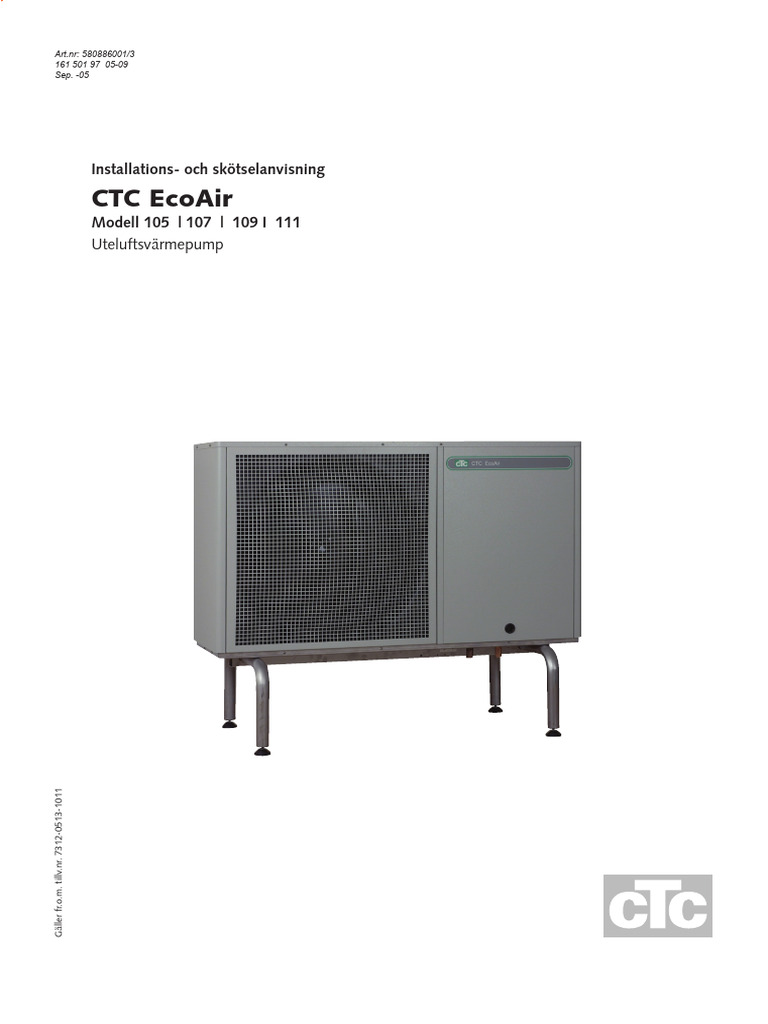 CTC Ecoair 111 | PDF