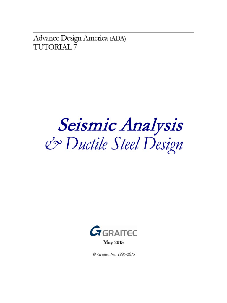 Tutorial 7 - Seismic Analysis and Ductile Steel Design | PDF | Normal ...