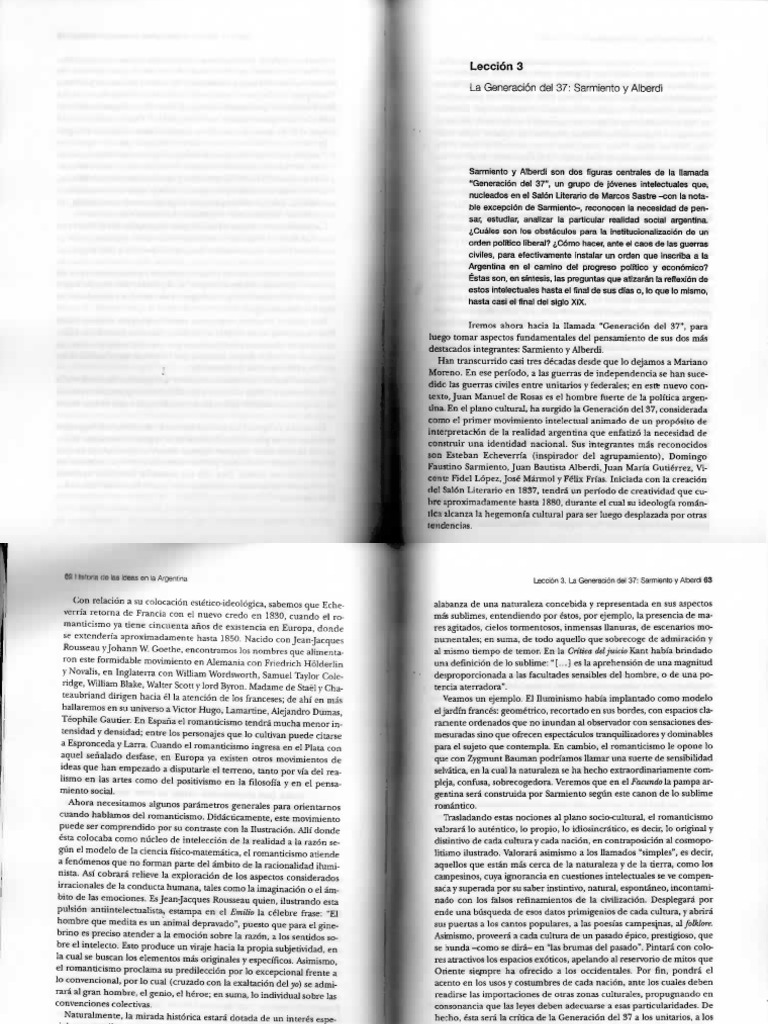 Teran Oscar 2008 Historia de Las Ideas en La Argentina 10 Lecciones Iniciales 1810 1980 Bs As ...