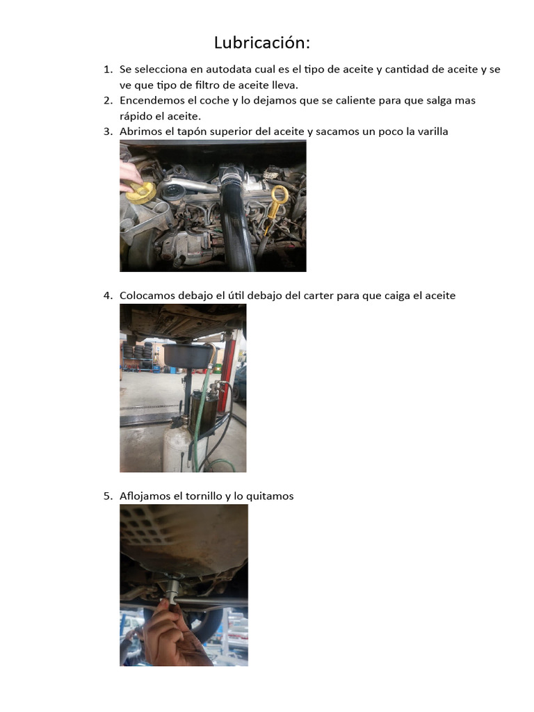 Lubricación | PDF