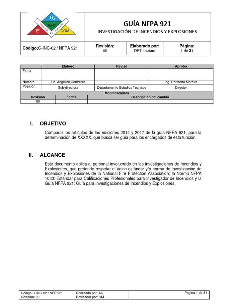 Actualización Guia NFPA 921 DET Lautaro | Descargar gratis PDF ...