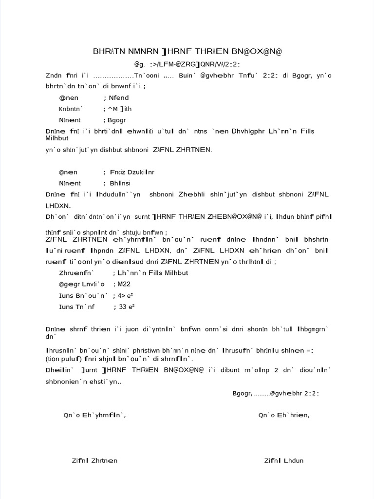 BHRATN NMNRN HRNF THRAEN Overview | PDF | Wellness | Science & Mathematics